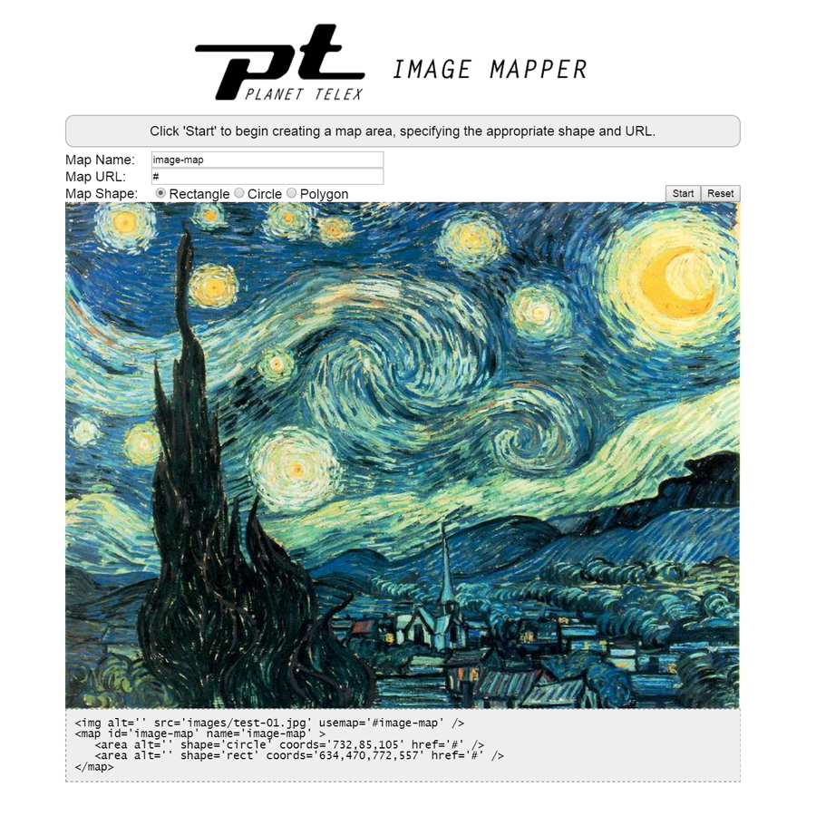 Github Planettelexjquery Imagemapper A Jquery Ui Widget That Graphically Creates Html Image